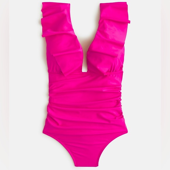 J. Crew | Swim | Nwt 18 J Crew Pink One Piece Swimsuit Style Bp222 Size ...